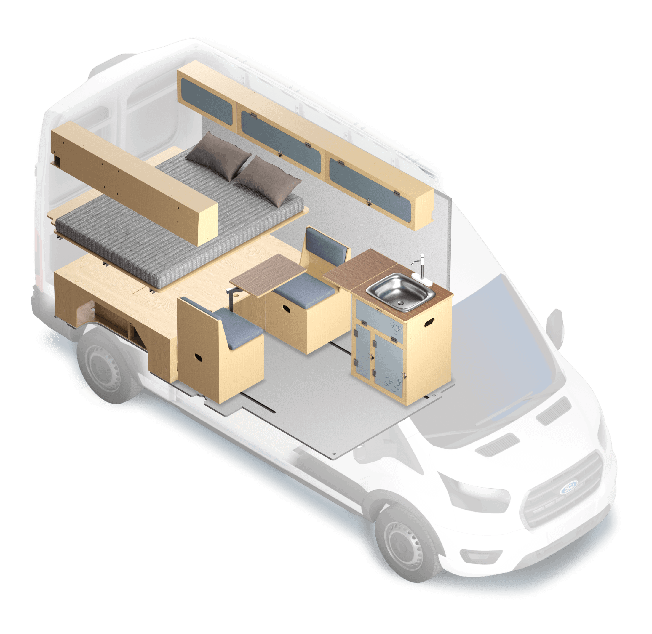 Ford Transit Camper Interior
