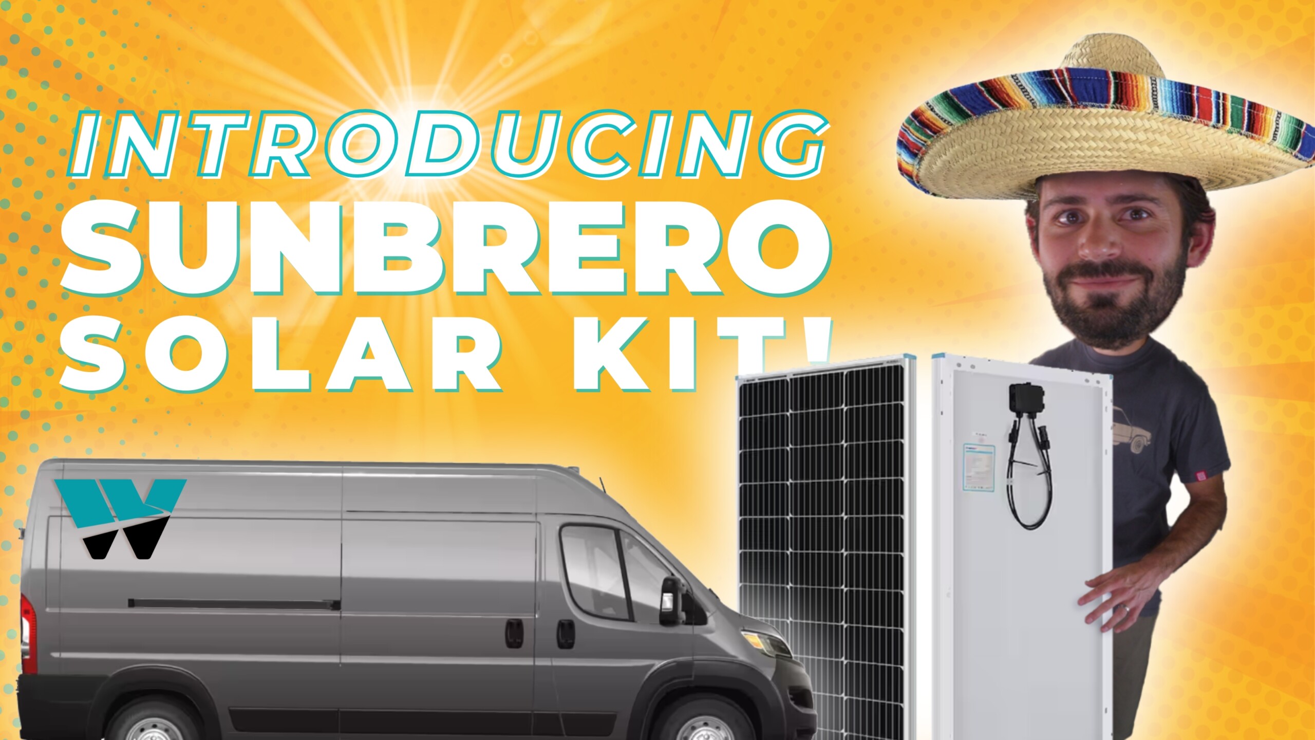 Introducing the Sunbrero Solar Charging Kit - Wayfarer Vans