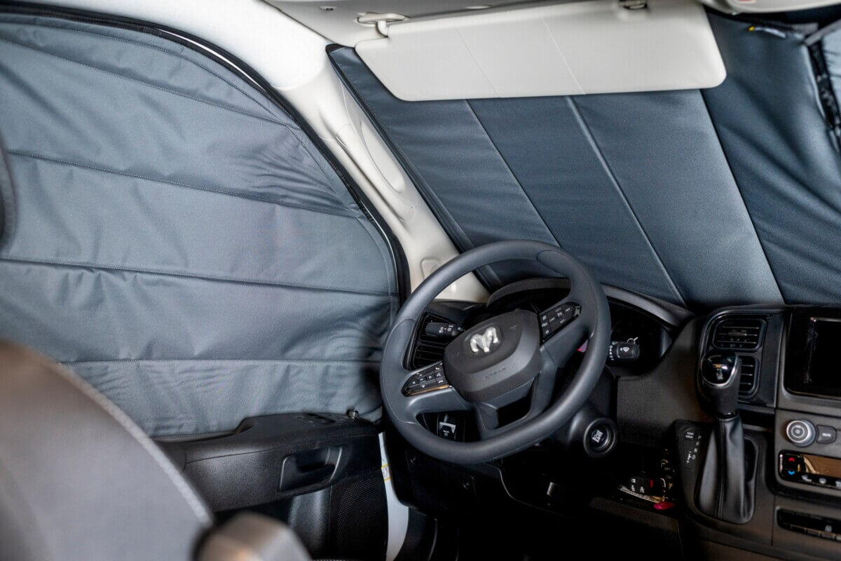 Front Cab Window Covers - Wayfarer Vans