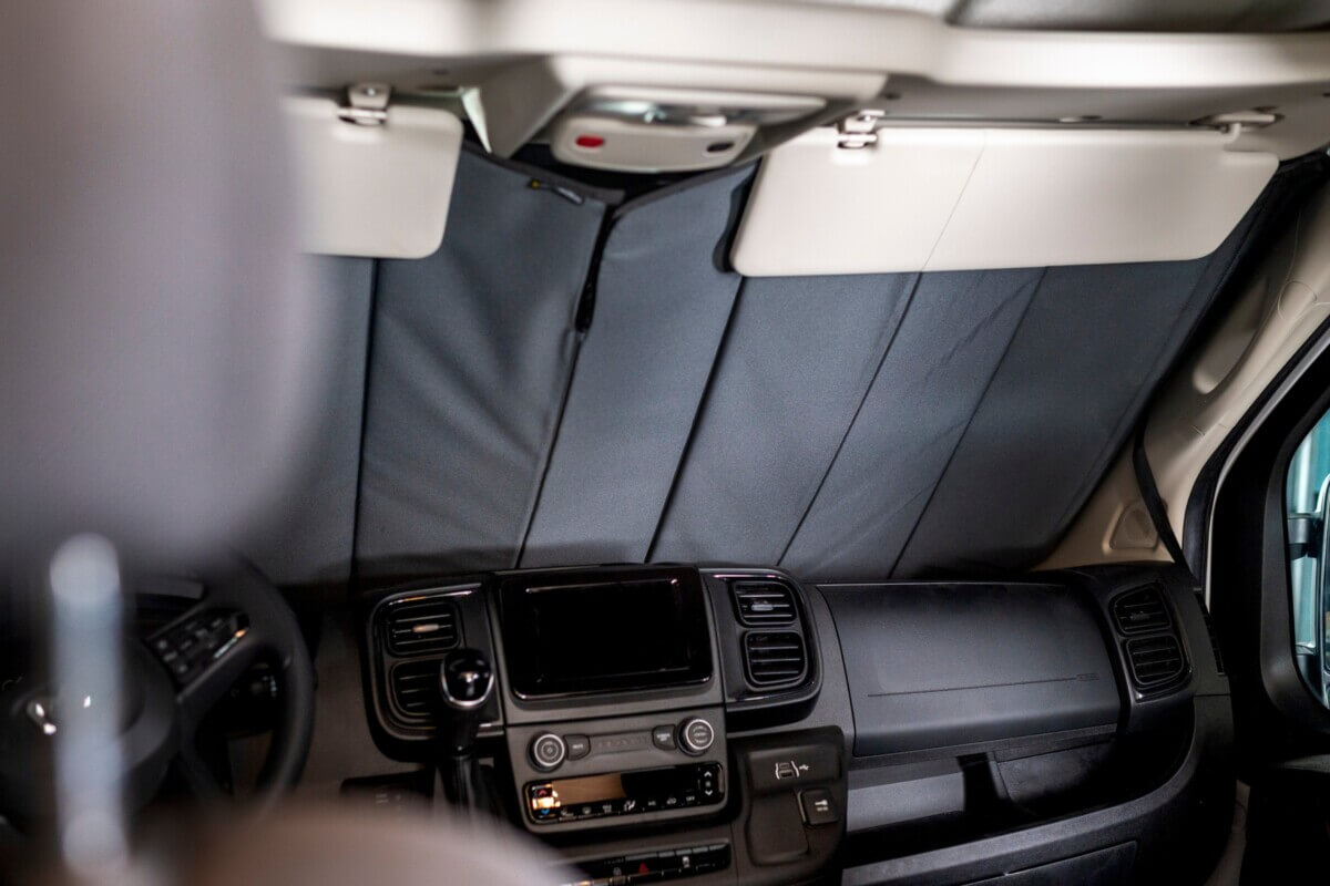 Front Cab Window Covers - Wayfarer Vans